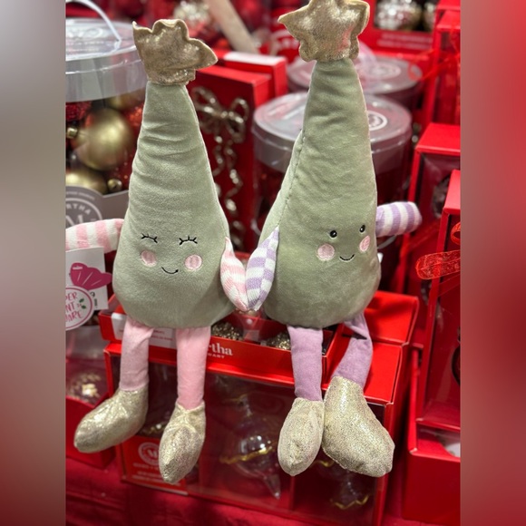 Accents | Whimsical Couple Cone Figures Green And Pink | Poshmark